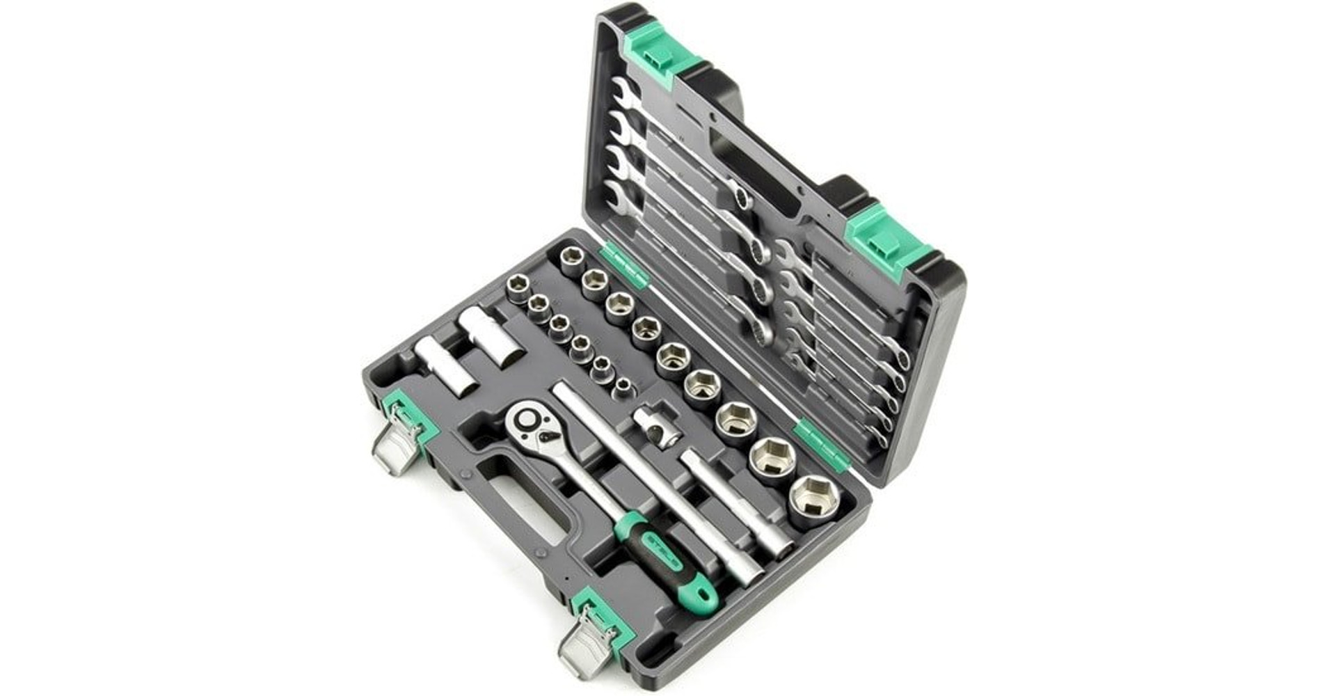 Dugókulcs és szerszámkészletek - STELS Szerszámkészlet kofferben 31 db ...